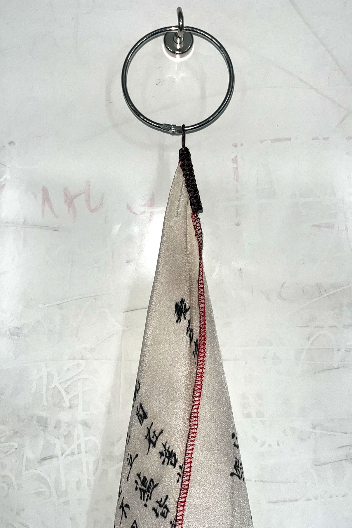 HEART SUTRA SILK SCARF KEY CHAIN ACCESSORY – YAT PIT